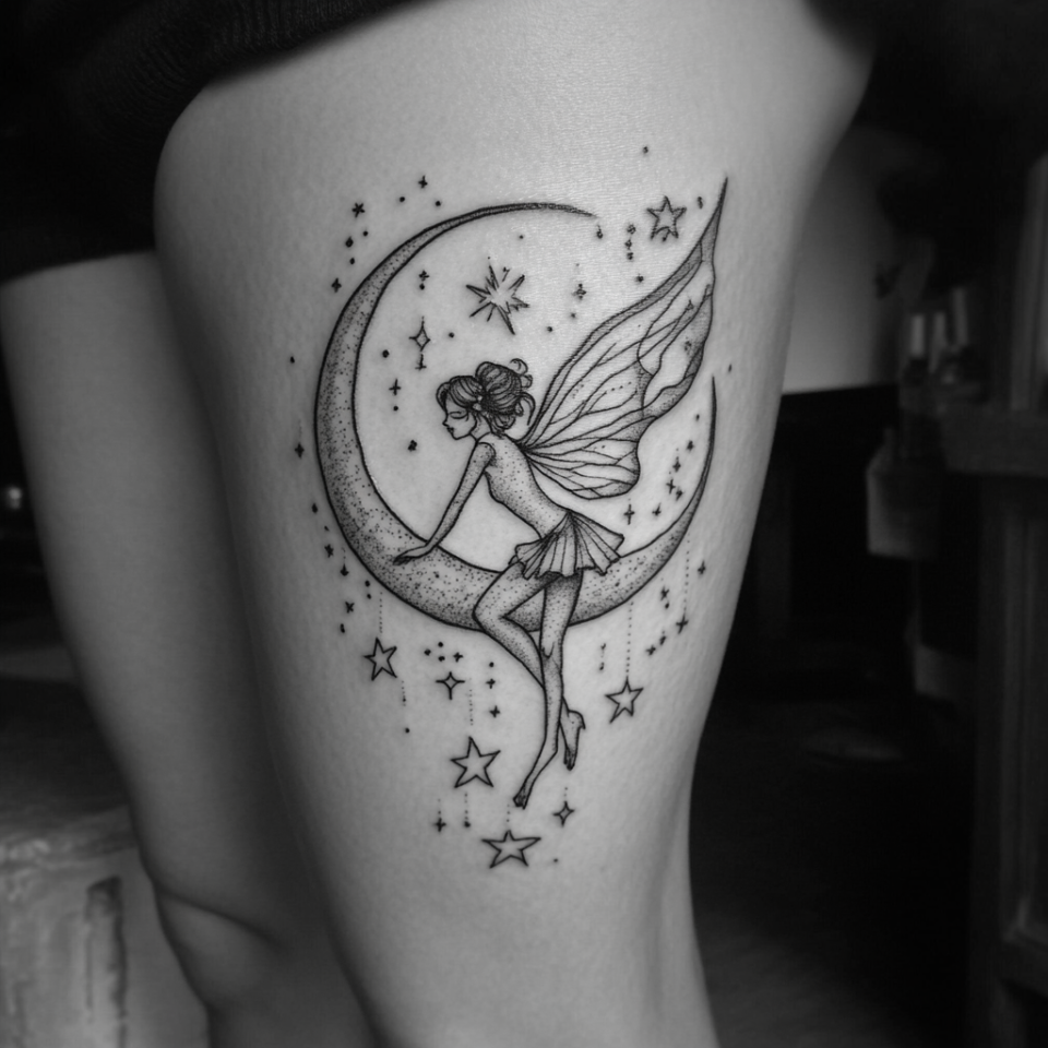 Whimsy in Ink: Exploring the Magic of Dainty Fairy Tattoos for Women ...