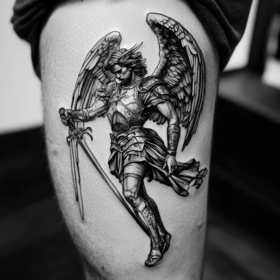 Archangel Michael Tattoo Ideas for Women - women tattoo ideas