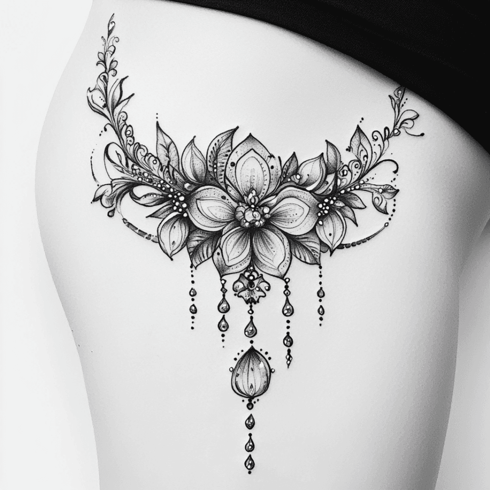 Ink with Intent: Hip Bone Tattoos for Women That Embrace Beauty ...