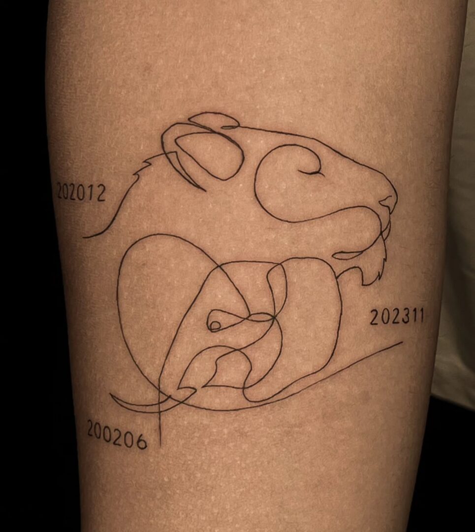 Single Line Tattoo Ideas: Simple Ink, Powerful Impact. – women tattoo ideas