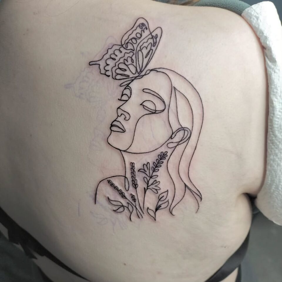 Single Line Tattoo Ideas: Simple Ink, Powerful Impact. – women tattoo ideas