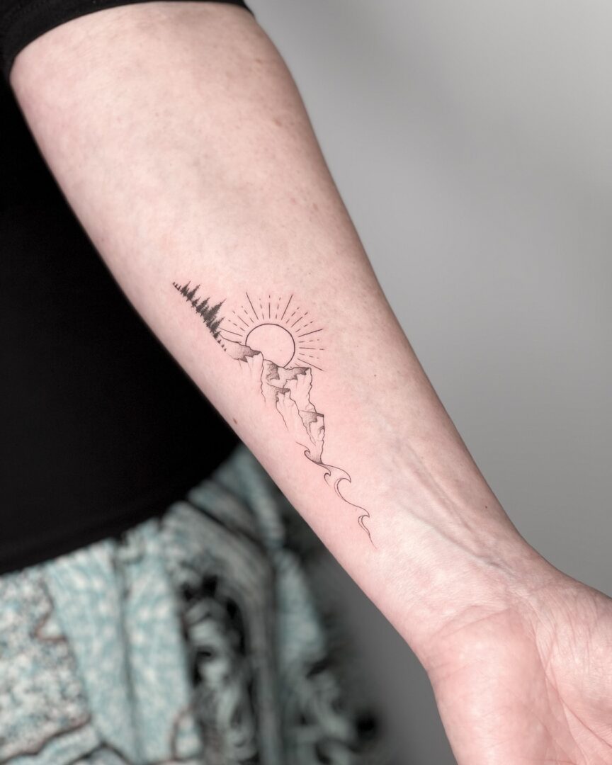 Single Line Tattoo Ideas: Simple Ink, Powerful Impact. - women tattoo ideas