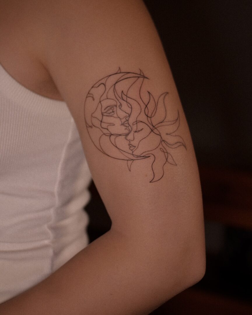 Single Line Tattoo Ideas: Simple Ink, Powerful Impact. - women tattoo ideas