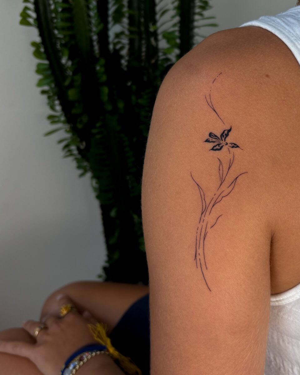 Single Line Tattoo Ideas: Simple Ink, Powerful Impact. - women tattoo ideas