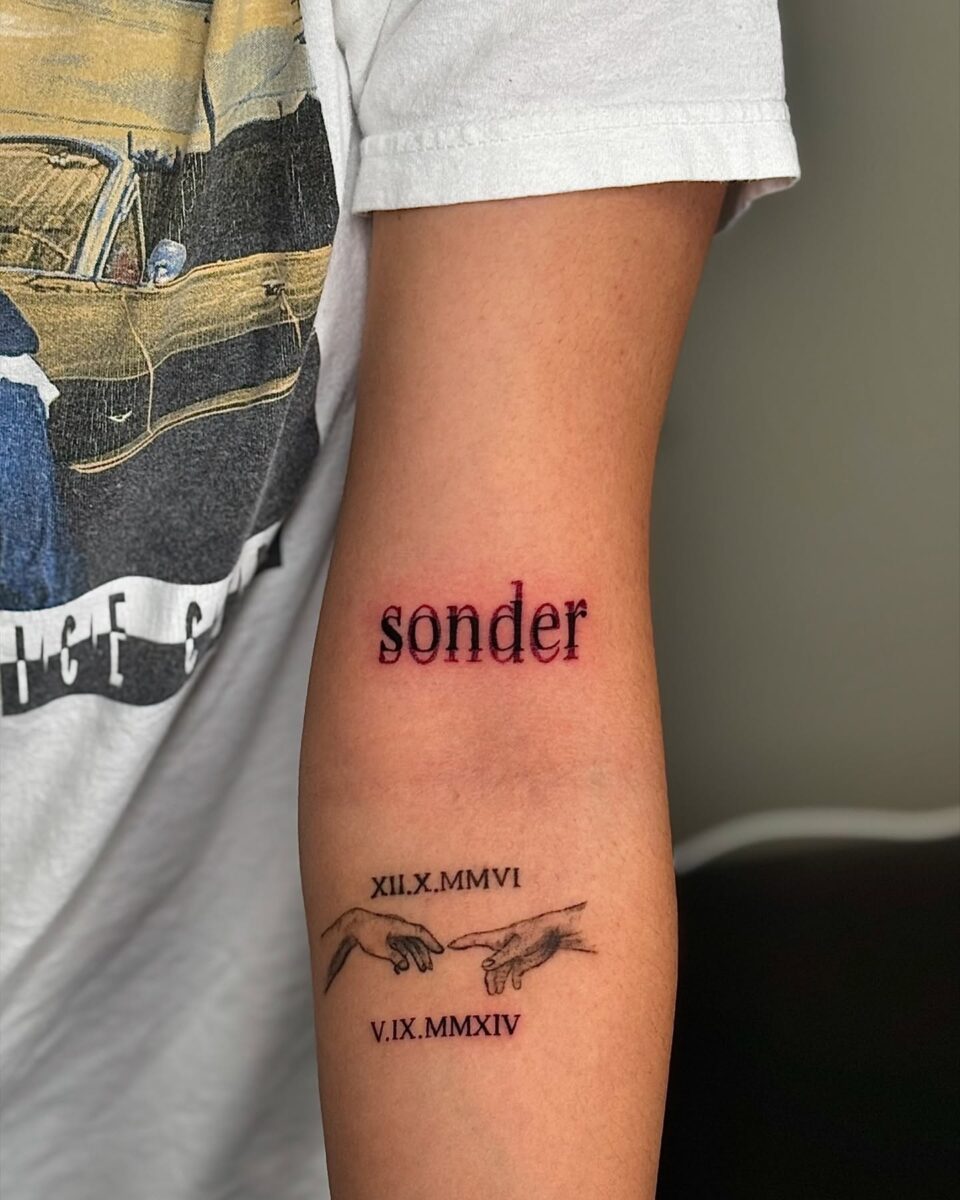 Sonder Tattoo for Women: A Symbol of Shared Humanity and Deep ...