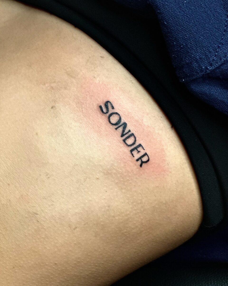 Sonder Tattoo for Women: A Symbol of Shared Humanity and Deep ...